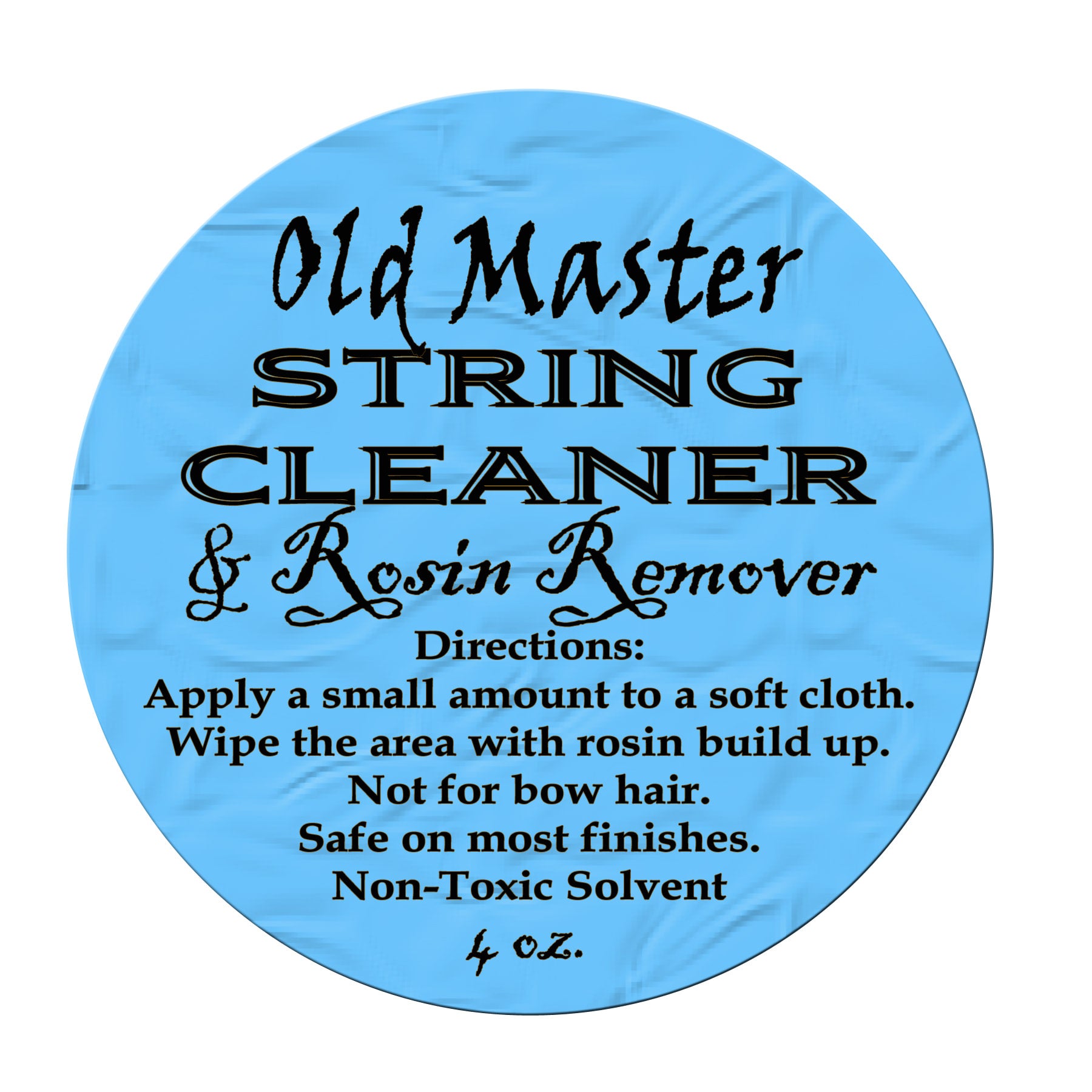 Non-toxic Violin String Cleaner and Rosin Remover 4 oz | Old Violin Shop